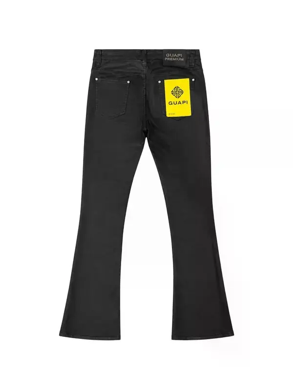 GUAPI Crimson Relic Waxed-denim Jeans