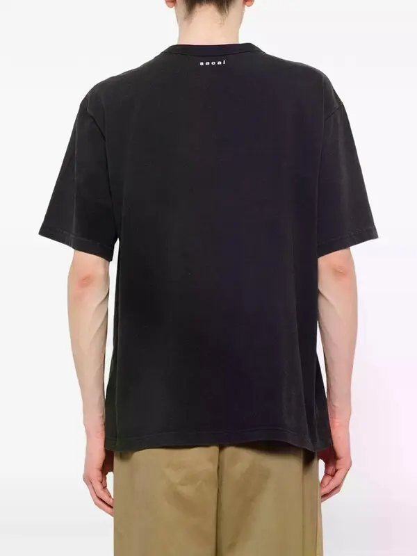 Sacai Chest-pocket Cotton T-shirt