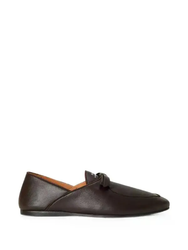 Polo Ralph Lauren Bow-detail Leather Loafers