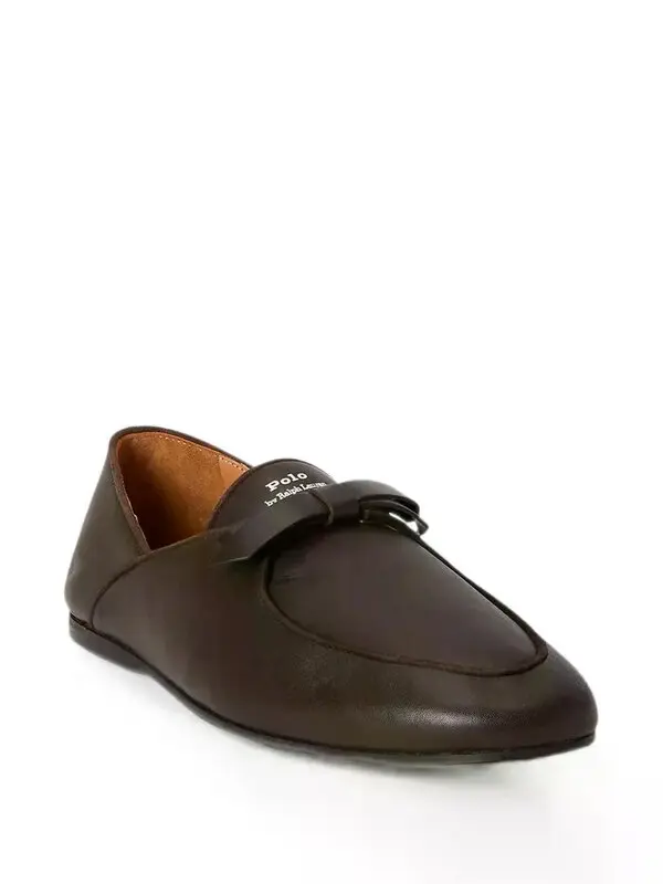 Polo Ralph Lauren Bow-detail Leather Loafers