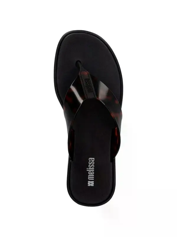 Melissa Tortoiseshell-effect Platform Flip-flops