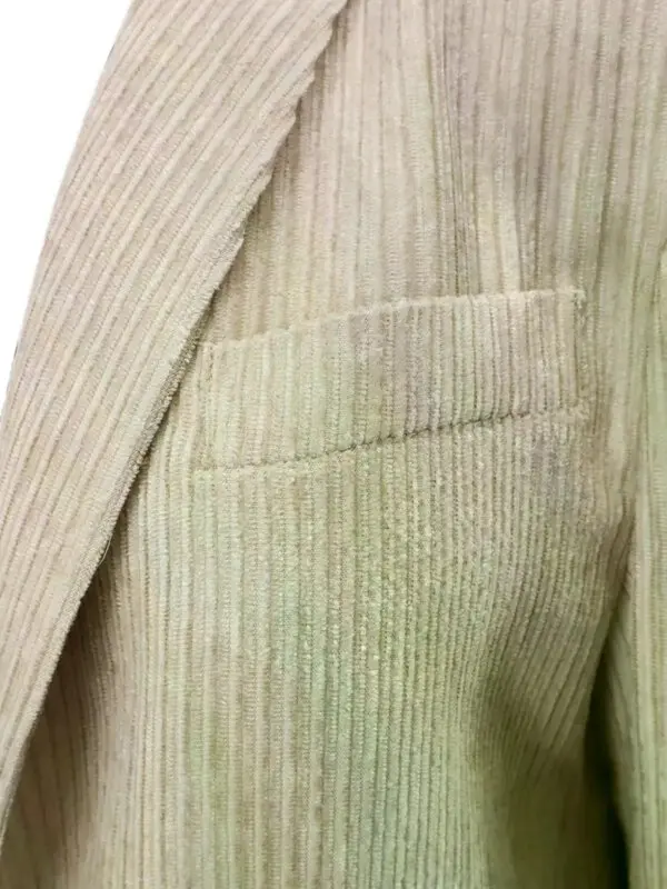 ALYSI Corduroy Shawl-lapel Blazer