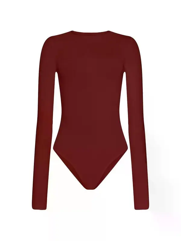 Wolford Berlin Shiny Bodysuit - Red