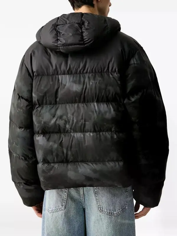 Adidas Camo Regen Hooded Puffer Jacket