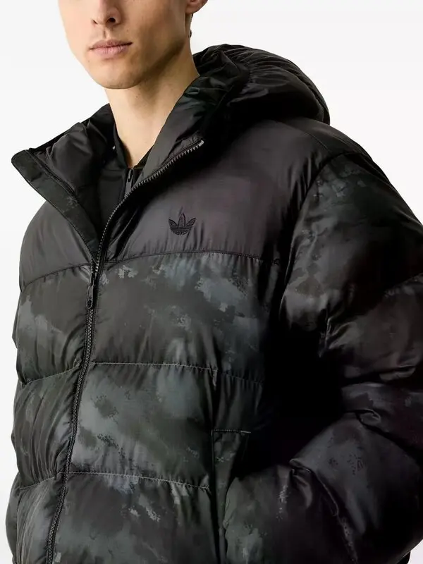 Adidas Camo Regen Hooded Puffer Jacket