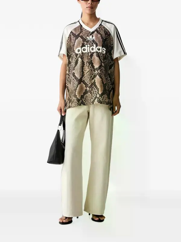 Adidas Snakeskin-print T-shirt