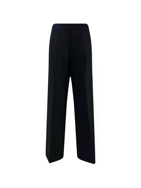 SEMICOUTURE High-waisted Straight-leg Trousers - Blue