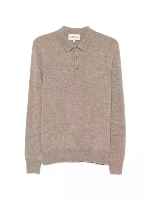 Eric Bompard Long-sleeve Cashmere Polo Shirt