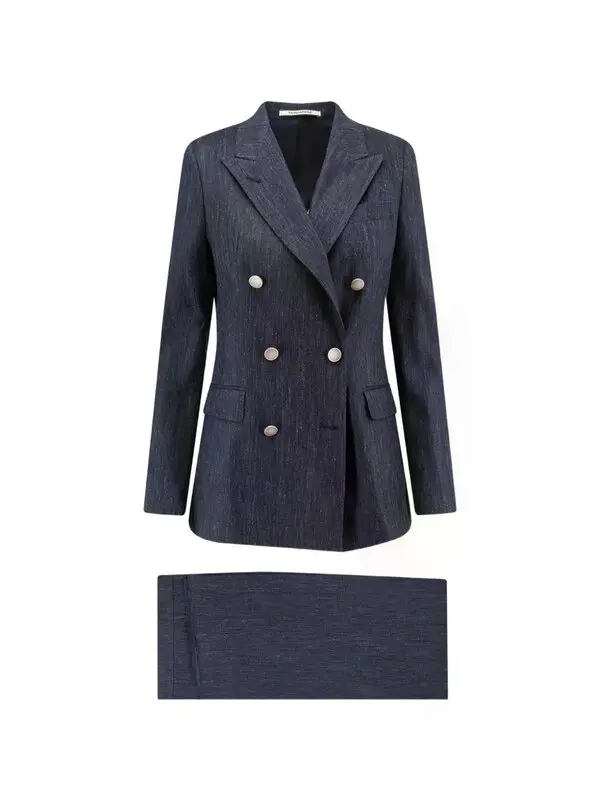Tagliatore Parigi Wide-leg Double-breasted Suit