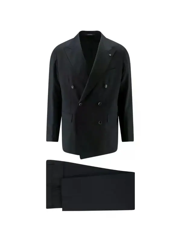 Tagliatore Peak-lapel Double-breasted Suit