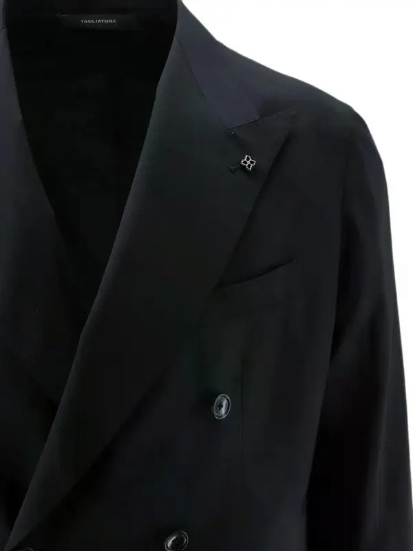 Tagliatore Peak-lapel Double-breasted Suit