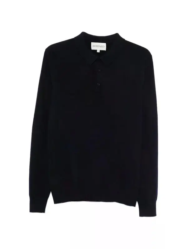 Eric Bompard Long-sleeve Cashmere Polo Shirt