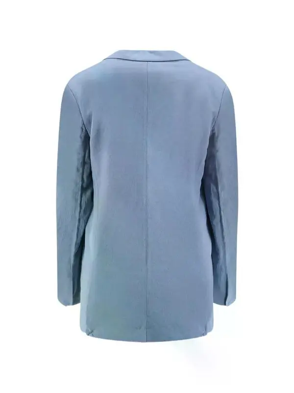 Closed Single-breasted Peak-lapel Blazer