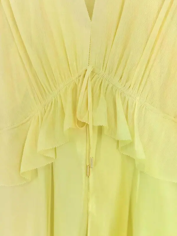 Alberta Ferretti V-neck Maxi Dress