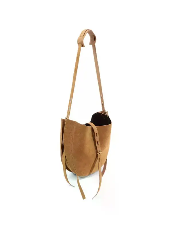 MINOBOSSI Small Lizzie Suede Shoulder Bag