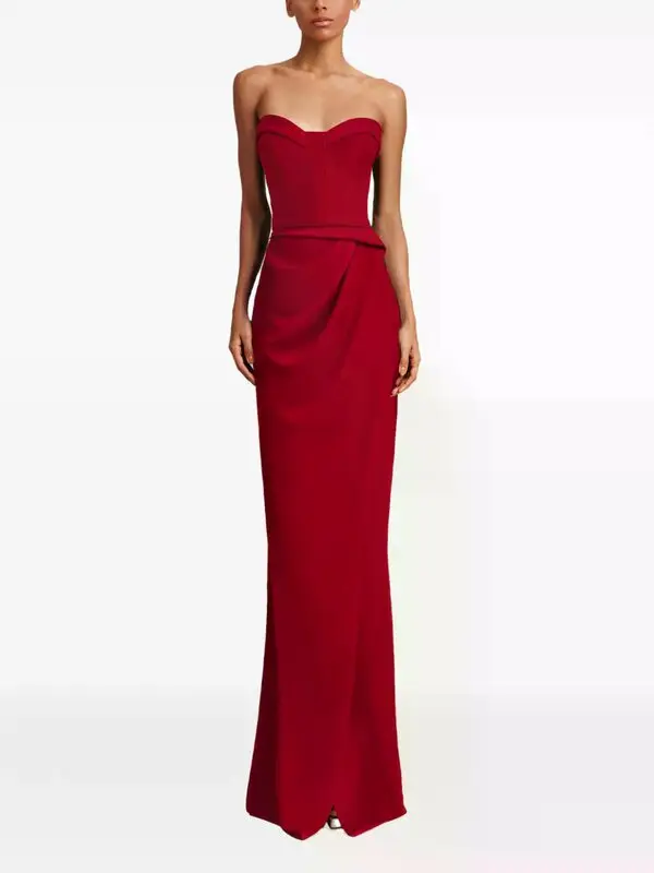 GEMY MAALOUF Strapless Maxi Dress