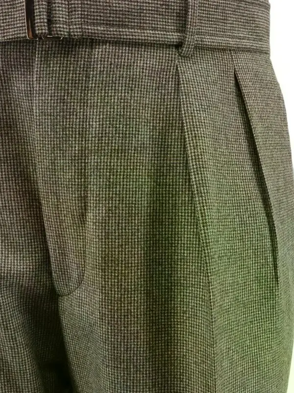 Tagliatore Belted Pleated Tailored Trousers