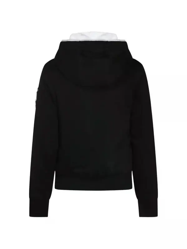 Moose Knuckles Bunny Logo-patch Drawstring Hoodie