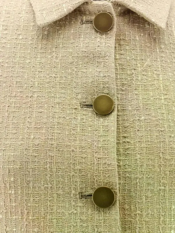 SAULINA Button-fastening Tweed Jacket