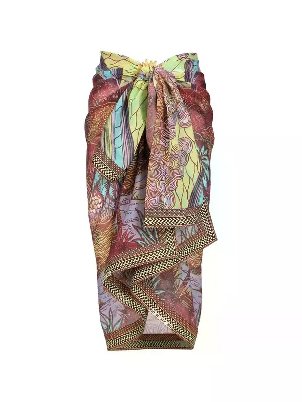 VLISCO DIALOGUES Knot-detail Pareo