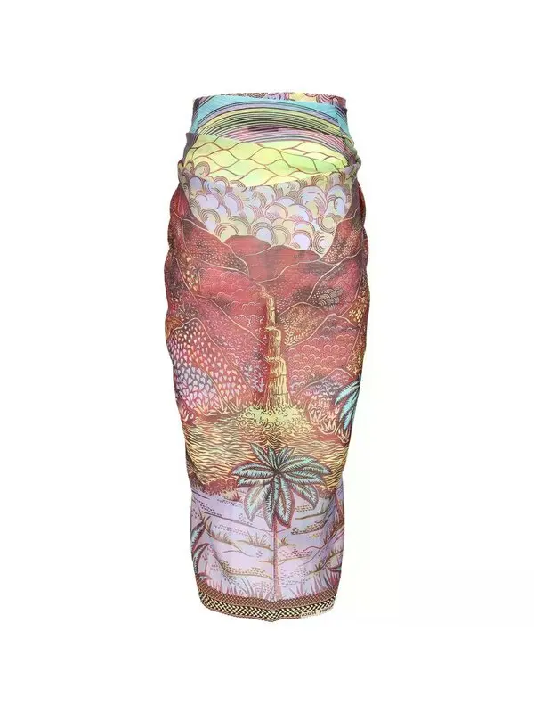 VLISCO DIALOGUES Knot-detail Pareo