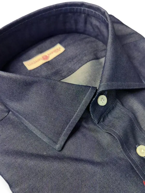 Luciano Barbera Chambray Cotton Shirt