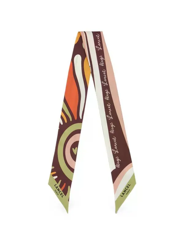 LANCEL Printed Silk Headband