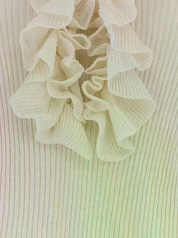 NUDE Ruffle-trim Sweater