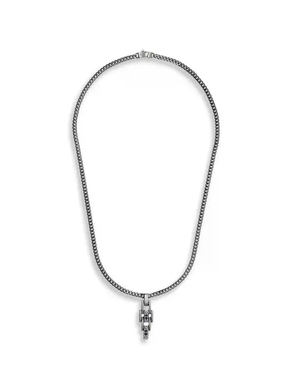 DESMOS Miami Sun Cubic Zirconia Necklace - Grey