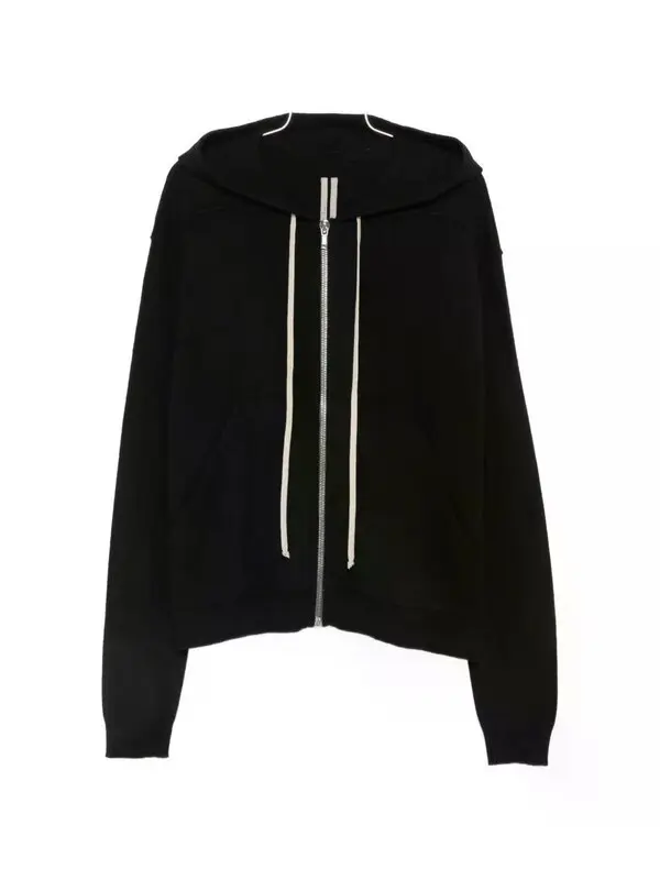 Rick Owens Zip-up Drawstring Hoodie