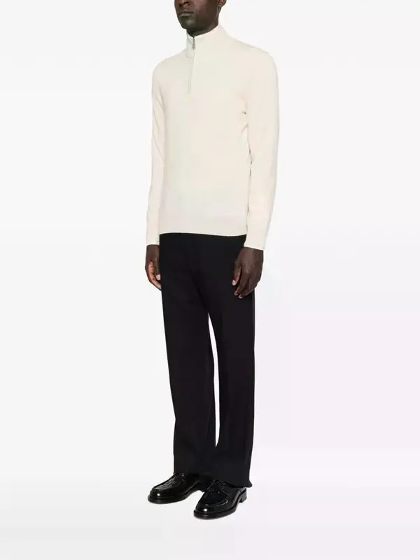 Brunello Cucinelli Quarter-zip Knitted Sweater