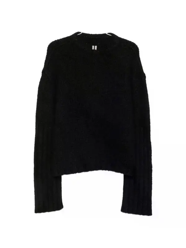 Rick Owens Ribbed-knit Long-sleeve Sweater