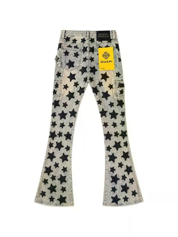 GUAPI Star-appliqué Vintage Jeans