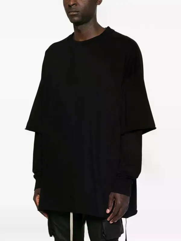 Rick Owens Layered-sleeve Oversized T-shirt