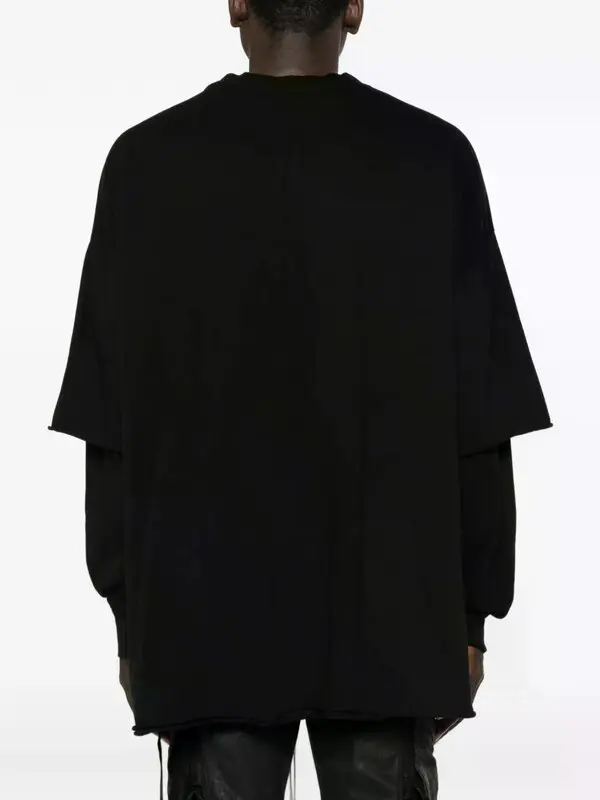 Rick Owens Layered-sleeve Oversized T-shirt