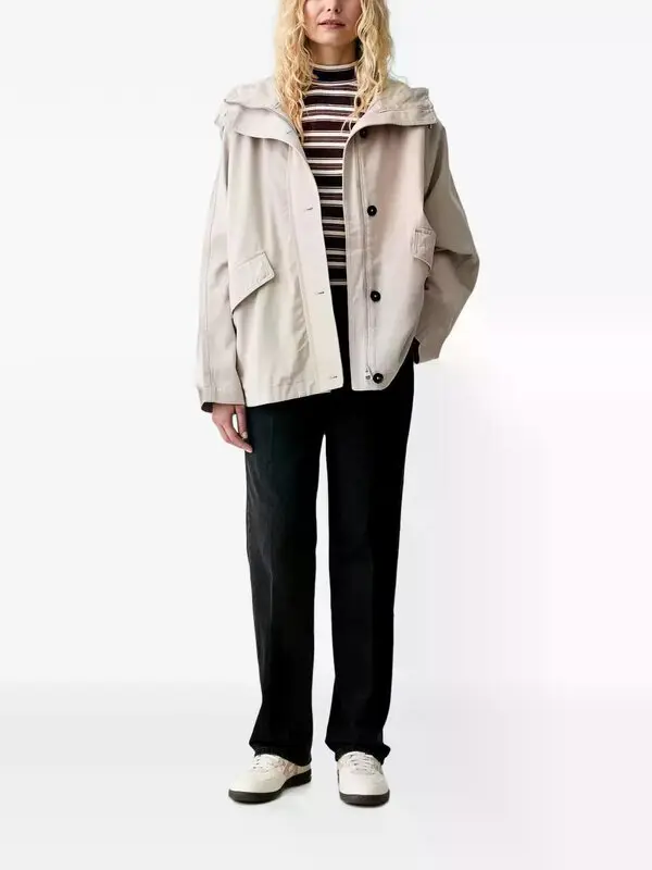 Marc O'polo Hooded Button-front Jacket