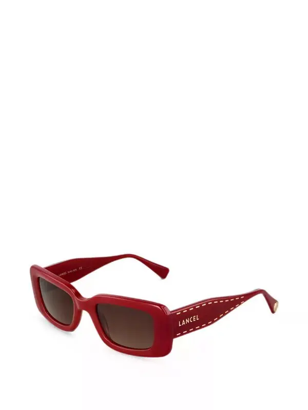 LANCEL Premier Flirt Rectangle-frame Sunglasses