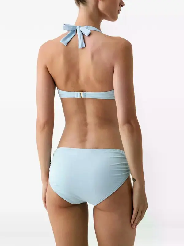 Michael Kors Ring-detail Halterneck Bikini