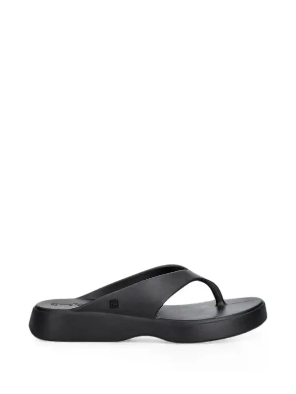 Melissa Logo-plaque Flip-flops - Black