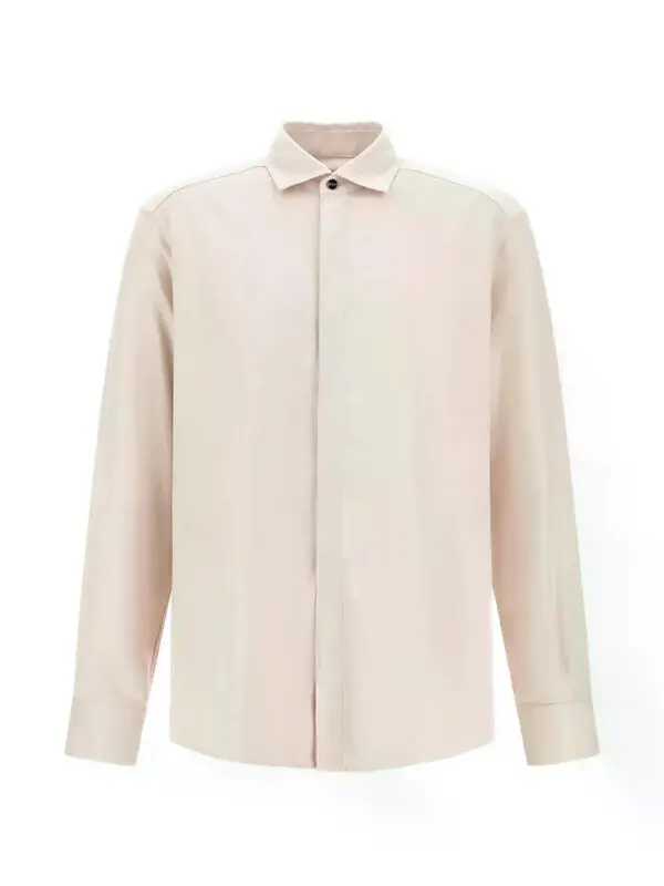 Herno Resort Spread-collar Long-sleeve Shirt
