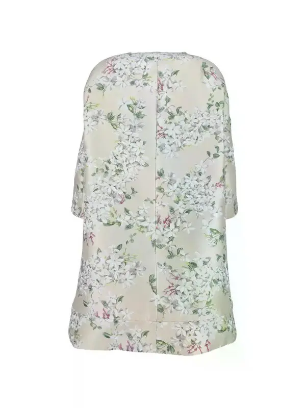 Giambattista Valli Floral Print Coat