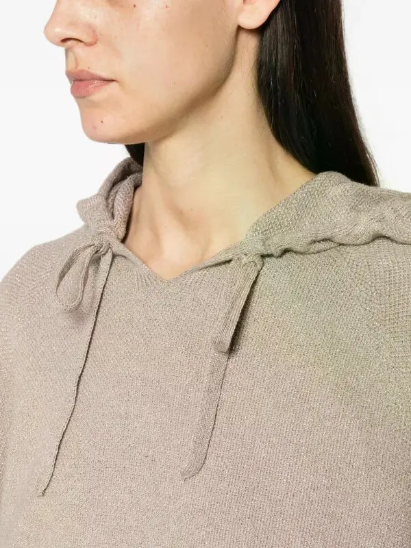 Fabiana Filippi Drawstring Knitted Hoodie