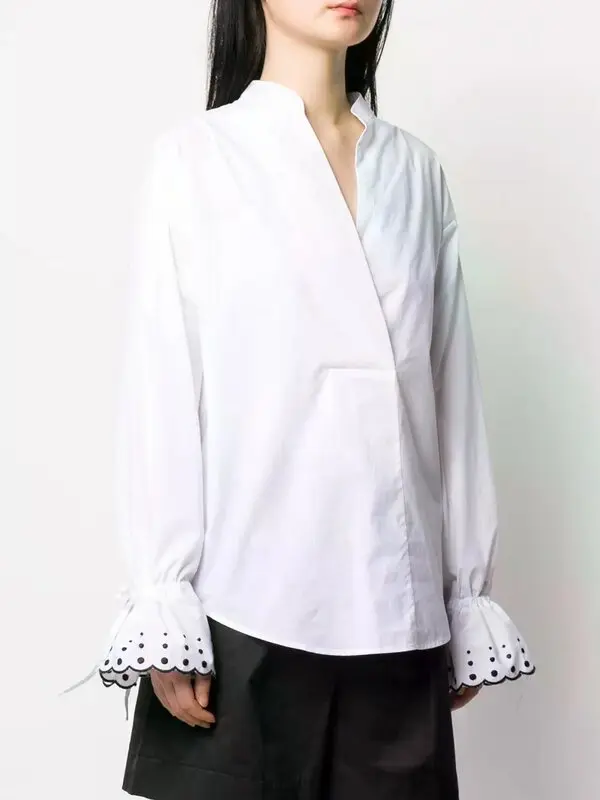 See By Chloé Flared-cuff Blouse