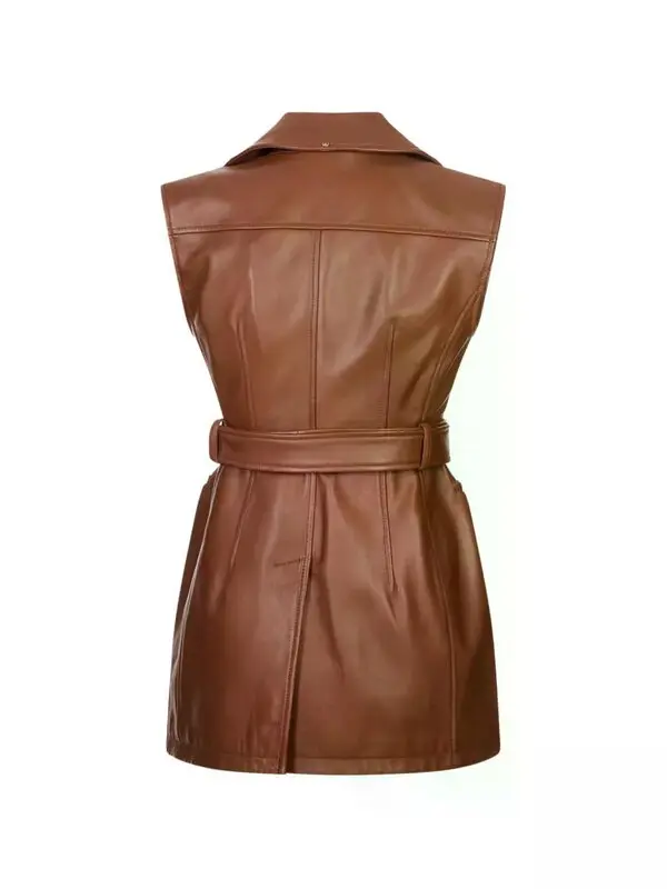 Sportmax Favella Belted Sleeveless Jacket