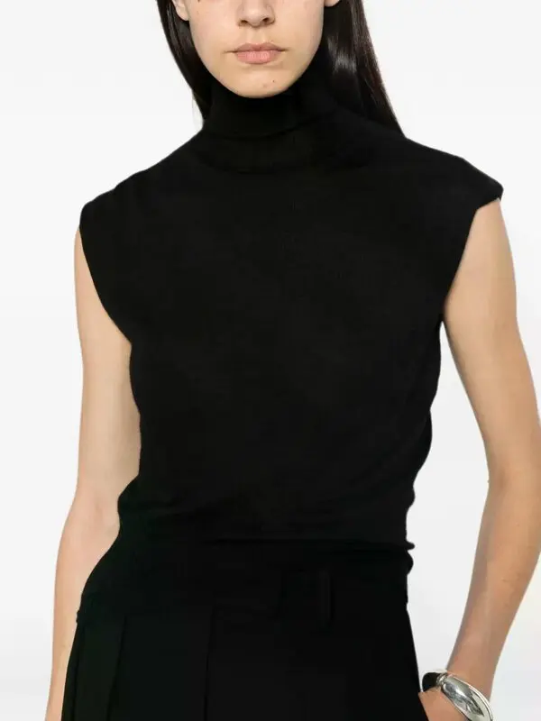 Rick Owens High-neck Knitted Vest