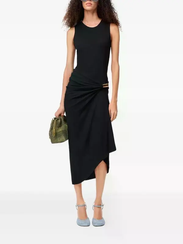 Loewe Tank Dress In Cotton - Black