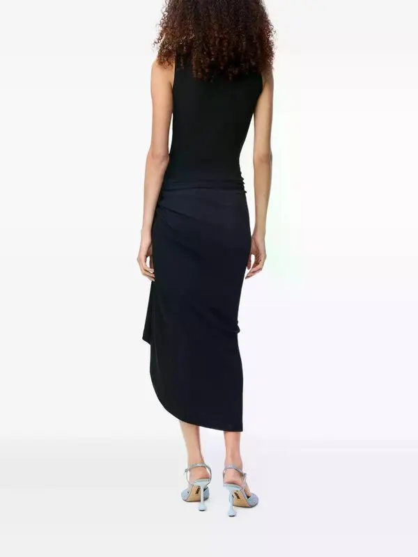 Loewe Ribbed Tank Dress With Gold Buckle Detail