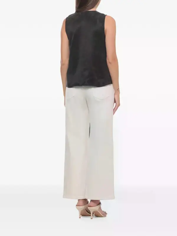 EMME Draped V-neck Top