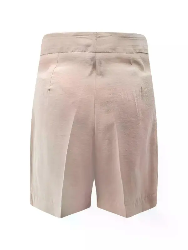 HEVO Pleated High-waist Tailored Shorts
