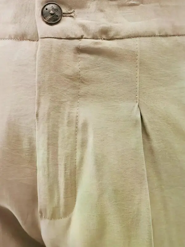 HEVO Pleated High-waist Tailored Shorts